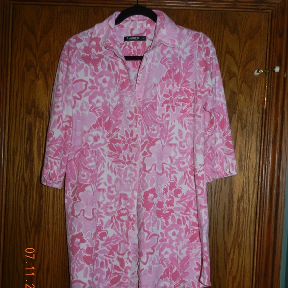 Ralph Lauren | Intimates & Sleepwear | Womens Ralph Lauren Pinkwhite ...